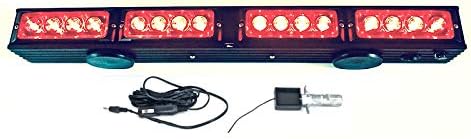 21.5" Wireless Tow Light Bar with Red LED Stop/Tail/Turn Signal LEDs ...