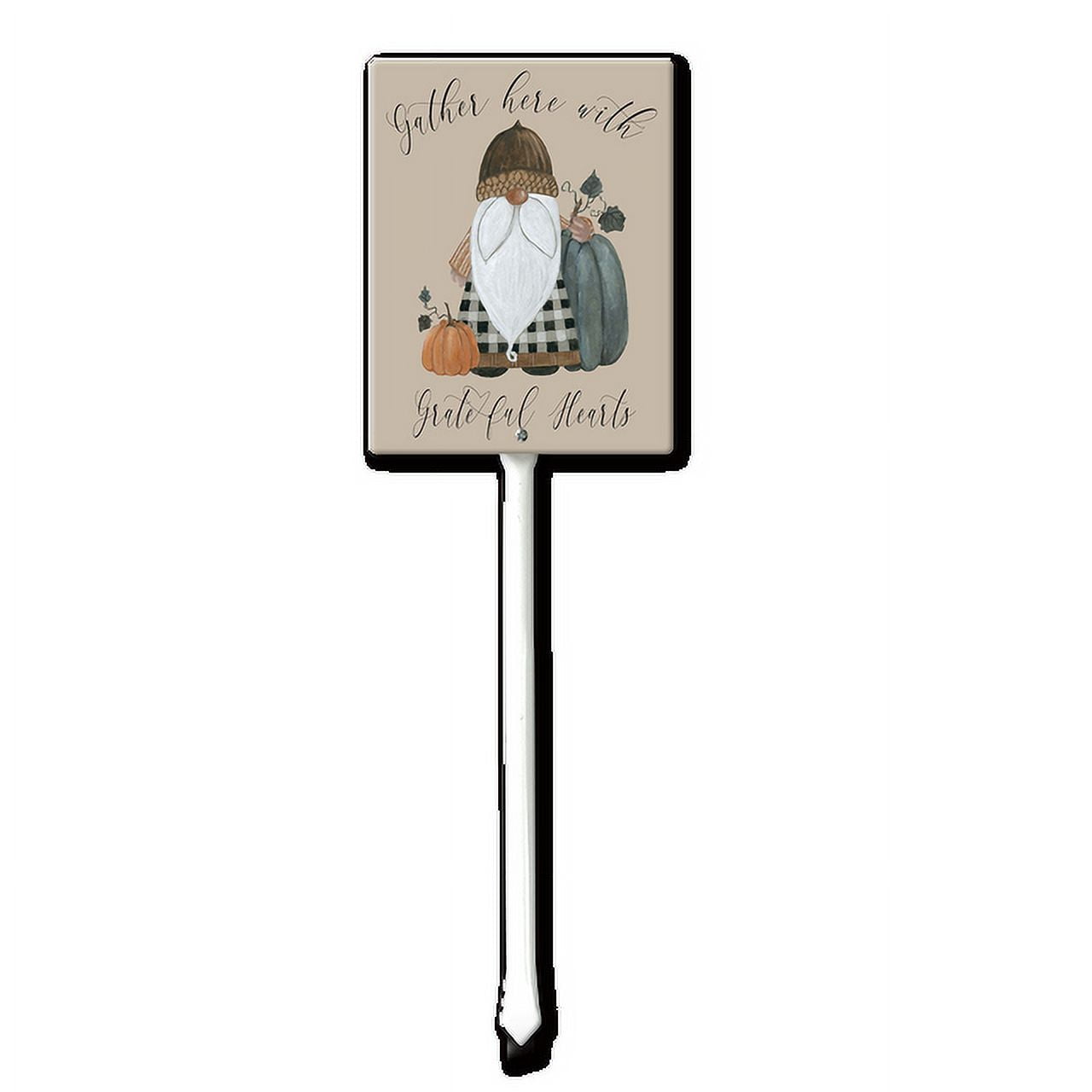 21.6" Aluminum Yard Stake Outdoor Fall Decor Rustic Garden Stake Autumn ...