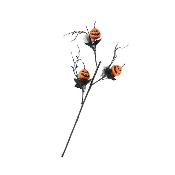 21.65 Inch Artificial Pumpkin Branch Plastic Fall Decor For Vase ...