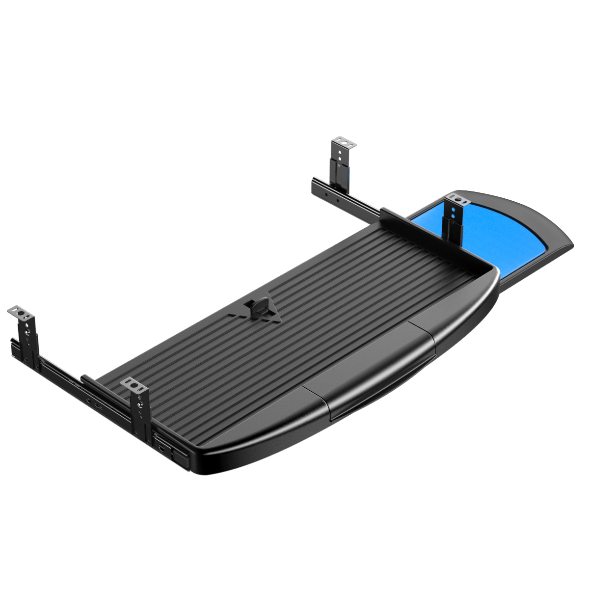 Mount-It! Clamp-On Adjustable Keyboard and Mouse Drawer Platform ...