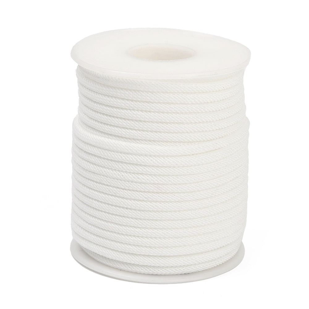 21.8 Yards 3mm Nylon Cord White Nylon Thread Piping Cord Bracelet ...
