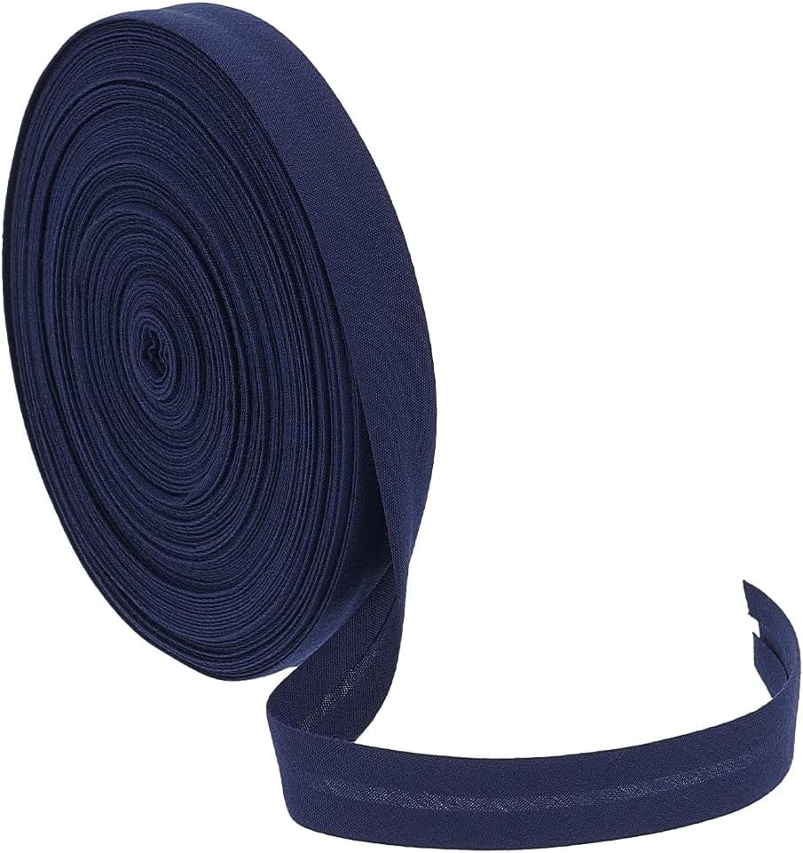21.87 Yards Single Fold Bias Tape 1/2 inch Wide Prussian Blue Bias ...