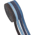 21.88 Yards Denim Ribbon 4 Colors 11mm Stitch Ribbon Cloth Fabric ...