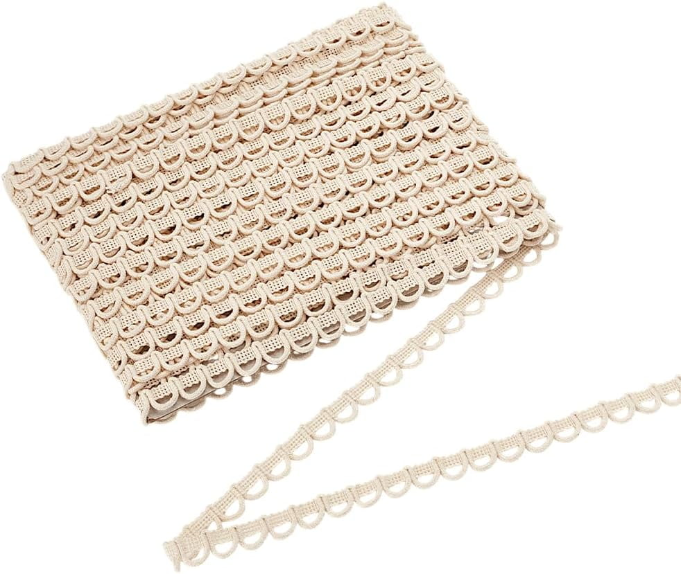 21.8yards Cotton Loop Trim Button Loop Braid 0.7inch Decorative ...