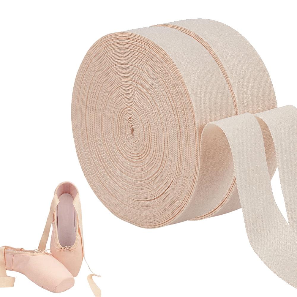 21.9 Yards/20m Ballet Elastic Pointe Shoe 7/8 Inch Satin Stretch Ribbon ...