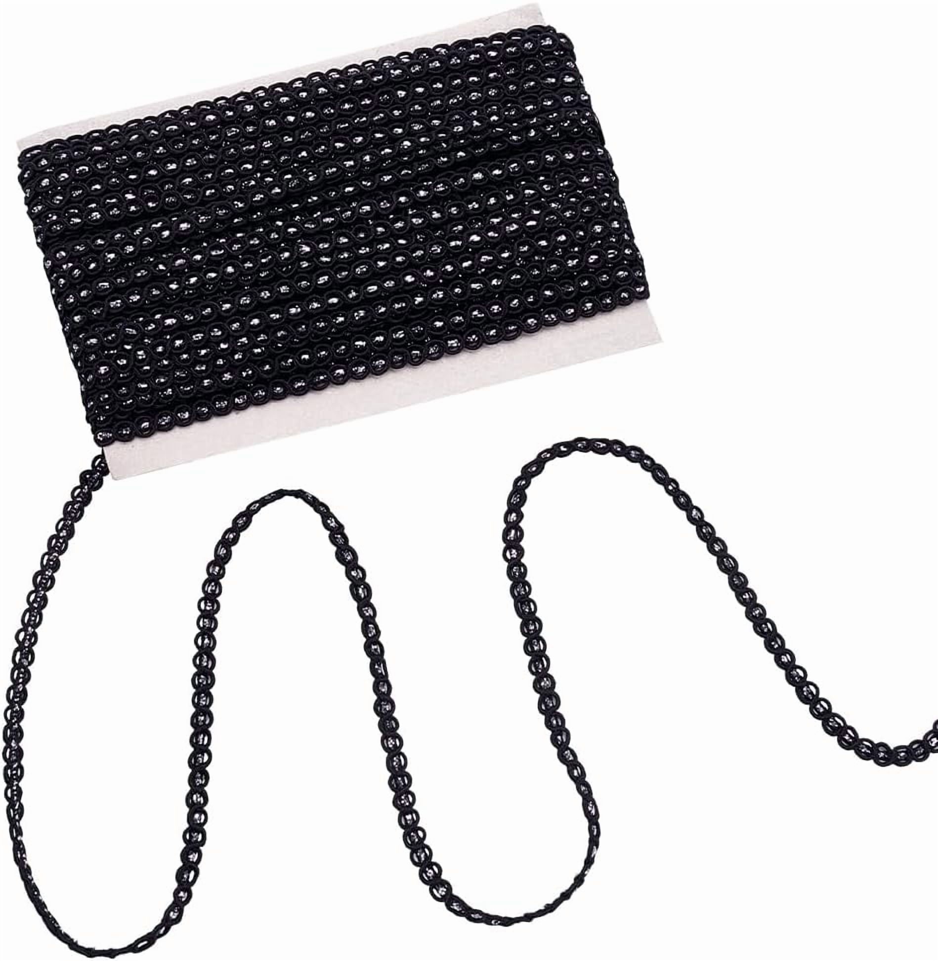 21.9Yards S Shaped Gimp Braid Trim 0.23inch Woven Braid Trim Fabric ...