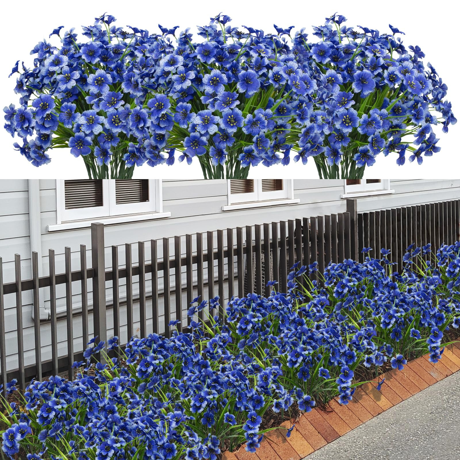 21 Artificial Outdoor Uv Resistant Flowers No Fade Outside Plastic ...
