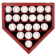 Baseball Bat Display Case Wall Mounted Vertical or Horizontal Wooden ...
