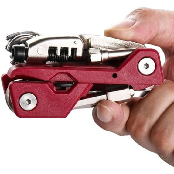 21 Bike Repair Multitool Kit with Carry Case, Portable Cycling Tool ...