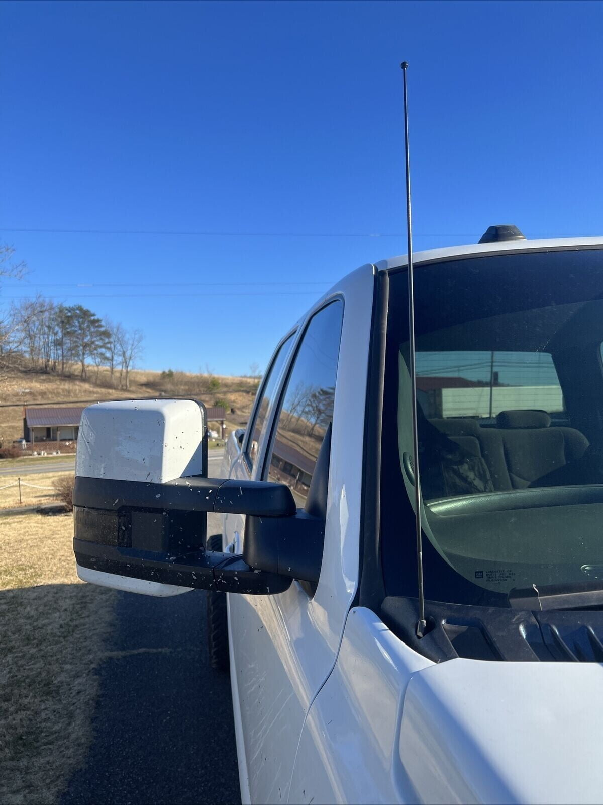 21" Black Stainless Antenna Mast Power Radio AM/FM for CHEVY SILVERADO ...