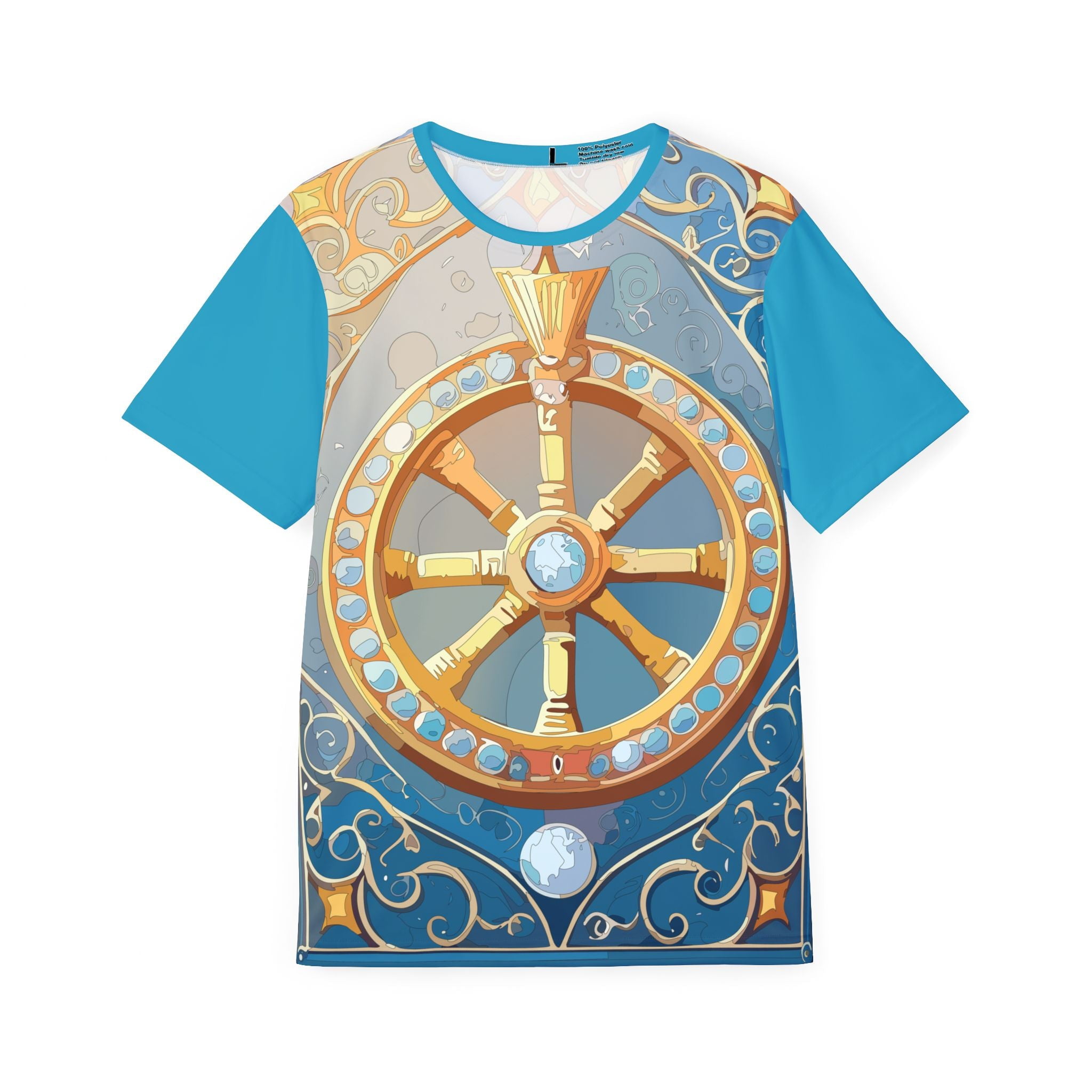 21-Card Deck Graphic T-Shirt, Art Design Poly Shirt, All Over Print ...