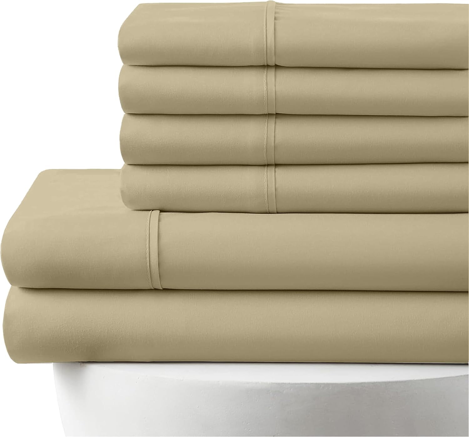 21" Extra DEEP Pockets 6 Piece Sheet Set - 800-Thread-Count, 100% ...