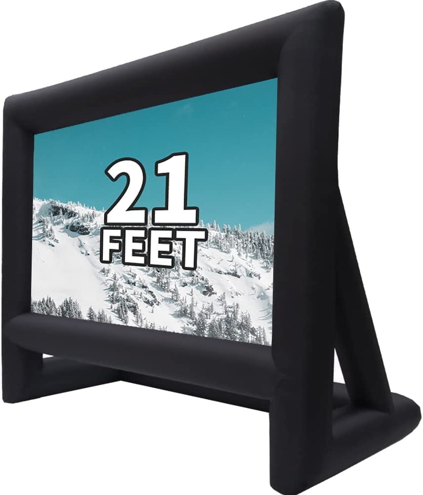21 Feet Inflatable Outdoor Projector Movie Screen - Package with Rope ...
