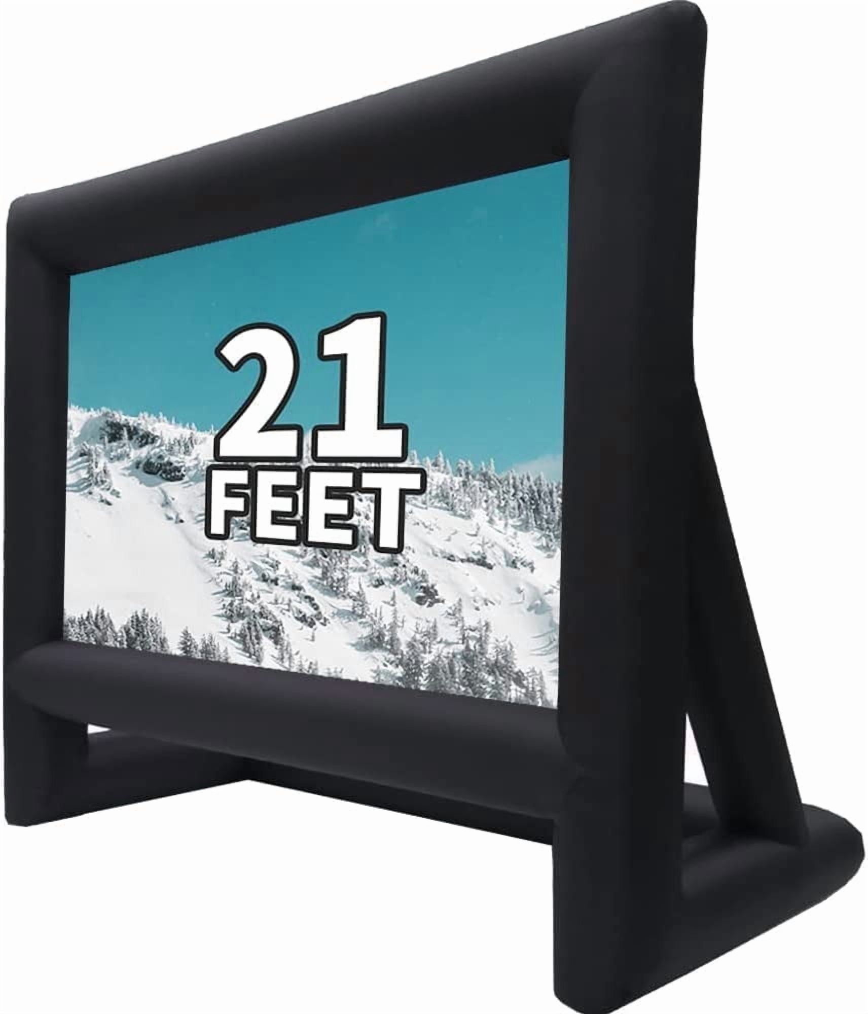 21 Feet Inflatable Outdoor Projector Movie Screen - Package with Rope ...