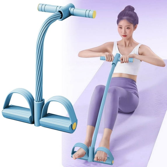 21 Fitness Resistance Bands-10 Tube Pedal Ankle Puller,2026 Upgraded ...