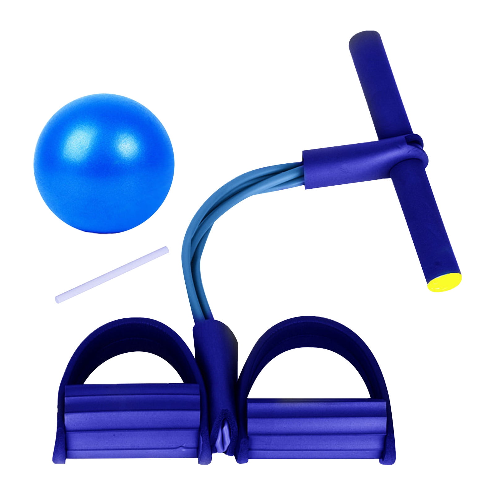 21 Fitness Resistance Bands-4 Tube Pedal Ankle Puller 2025 Upgrade ...