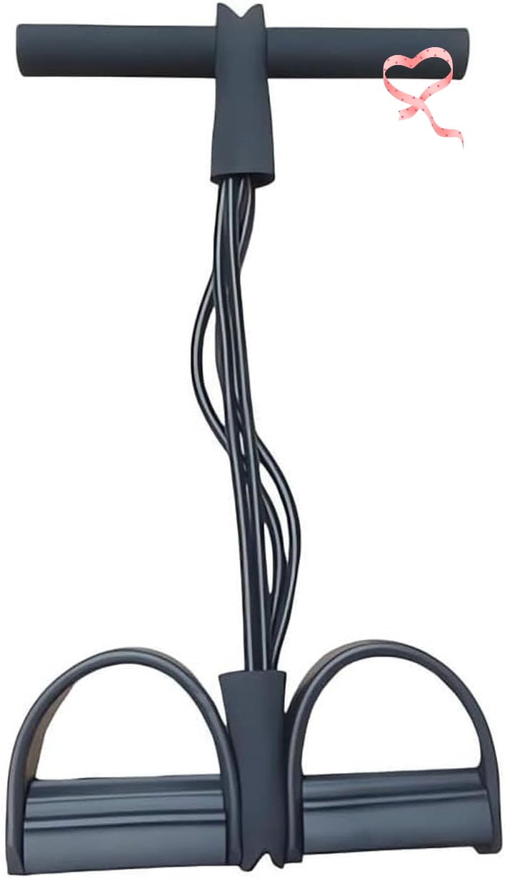 21 Fitness Resistance Bands-4 Tube Pedal Ankle Puller, Ab Training ...