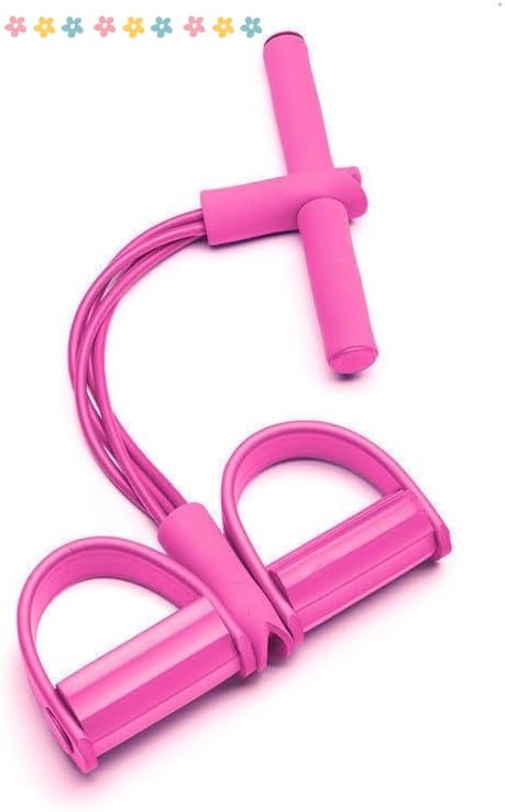 21 Fitness Resistance Bands-4 Tube Pedal Ankle Puller, Pedal Ankle ...