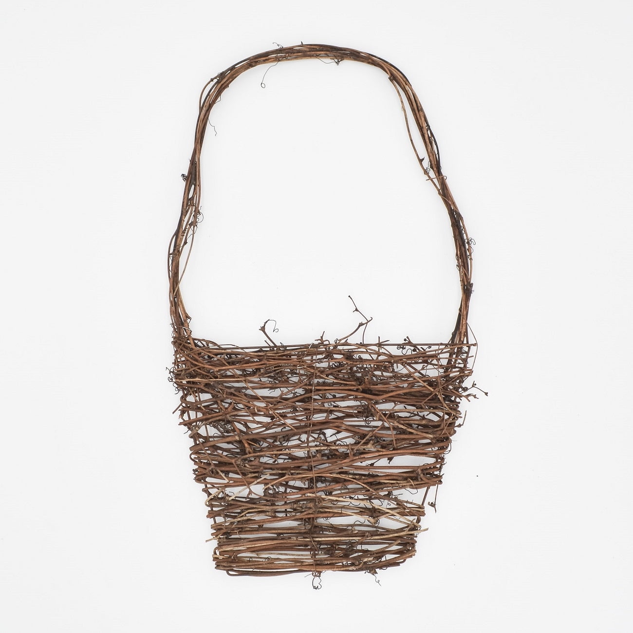 21" Flat Twig Wall Basket - Walmart.com