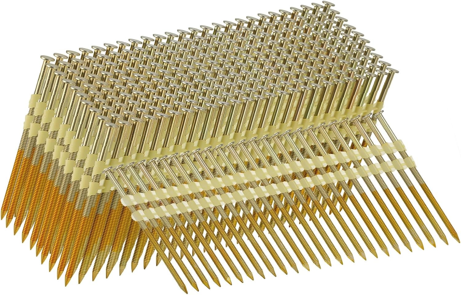 21 Framing Nails 1000 Count, 3.0-Inch x .12" Ring Shank, Full Round EG ...