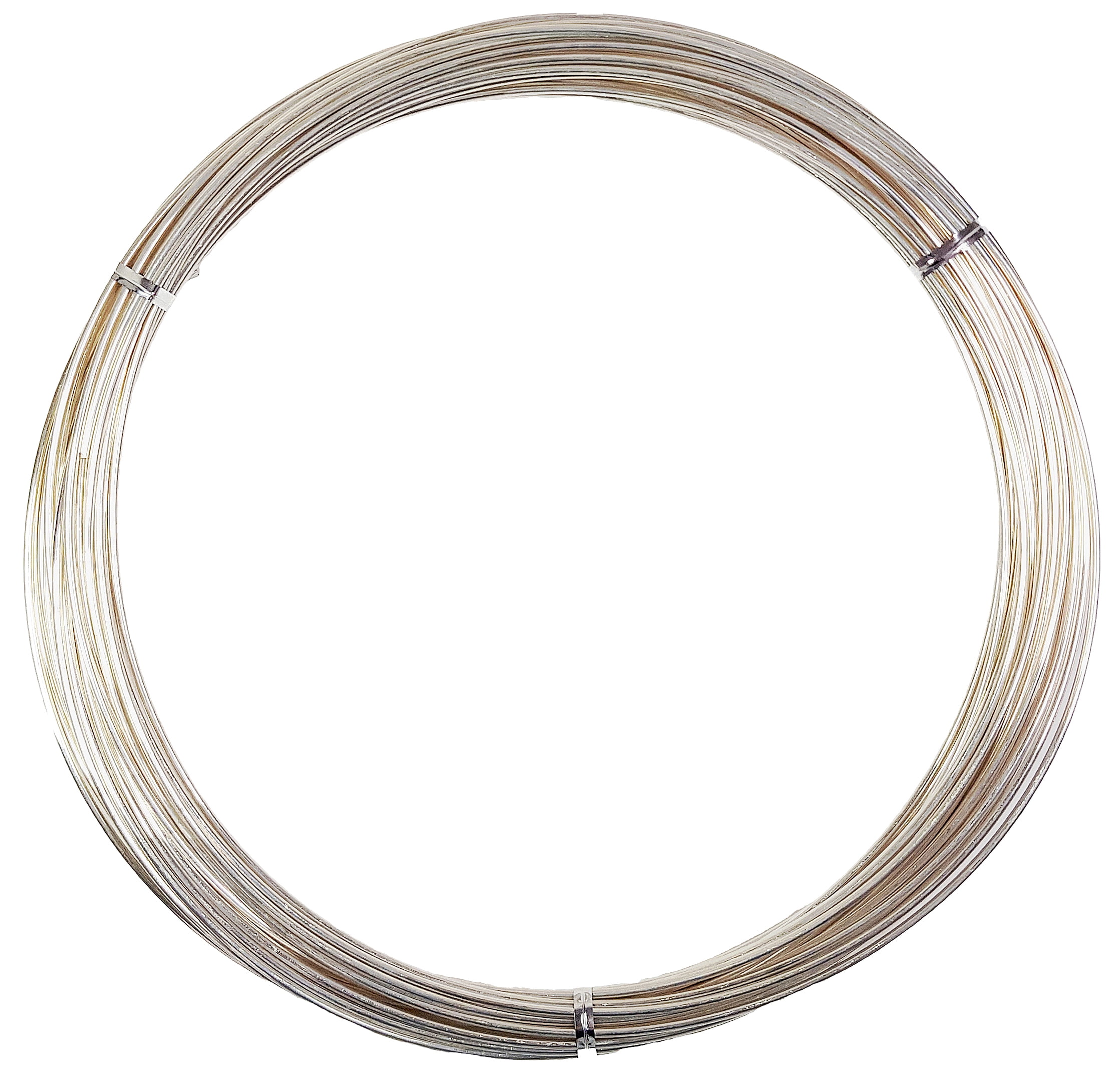 21 Gauge, Half Round, Half Hard, 925 Sterling Silver Wire - 10 FT - for ...
