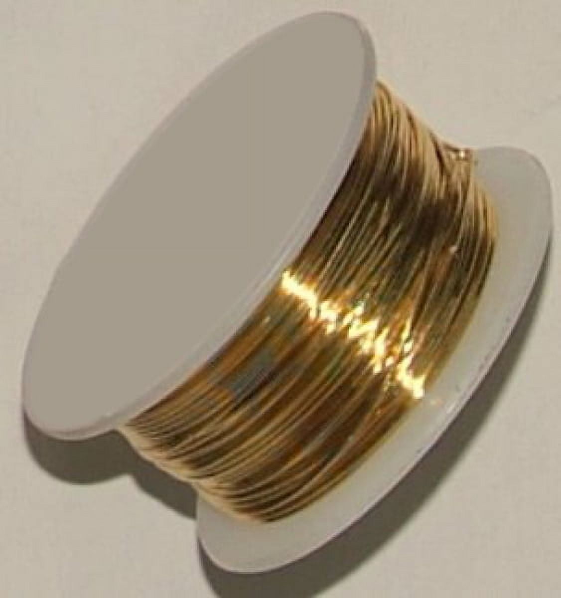 21 Gauge Half Round Silver Plated Gold Copper Craft Wire - 12 ft ...