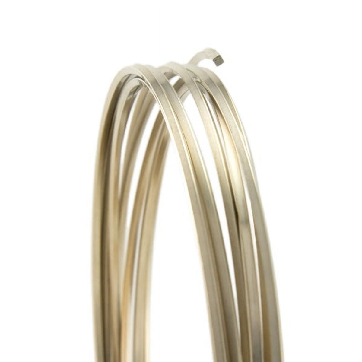 21 Gauge Square Dead Soft Nickel Silver Wire 25FT - Walmart.com