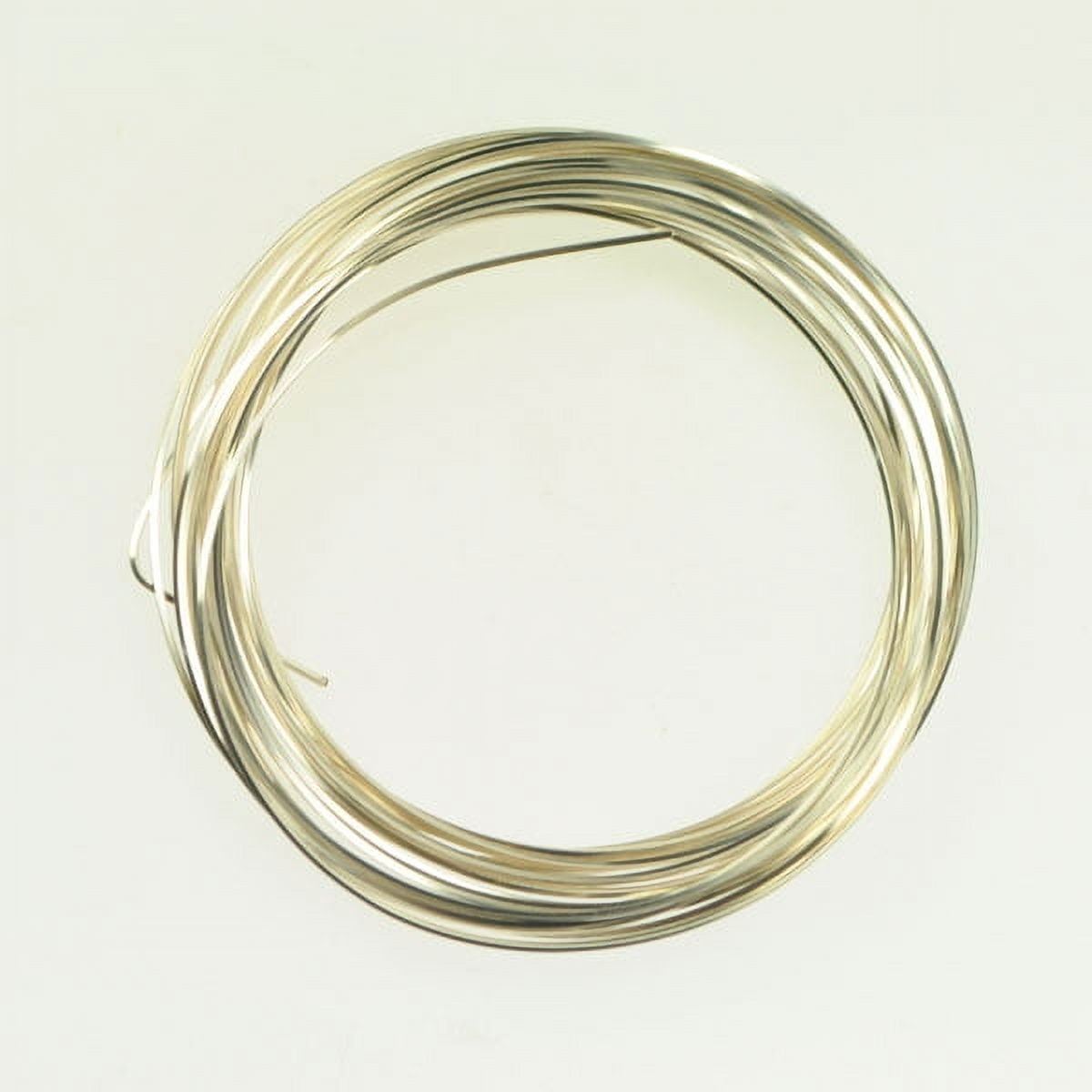21 Gauge Square Silver Plated Silver Copper Craft Wire - 12 ft ...