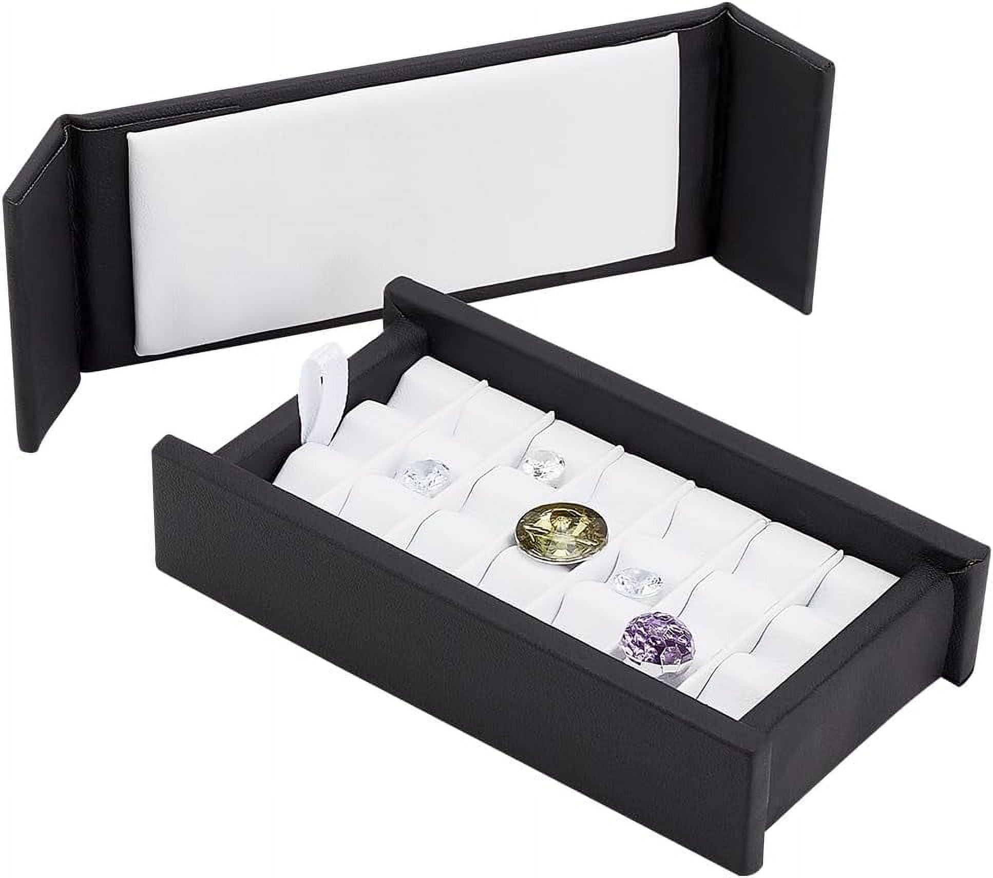 21 Grids Gems Storage Container Gemstone Jewelry Box Diamond Stone ...