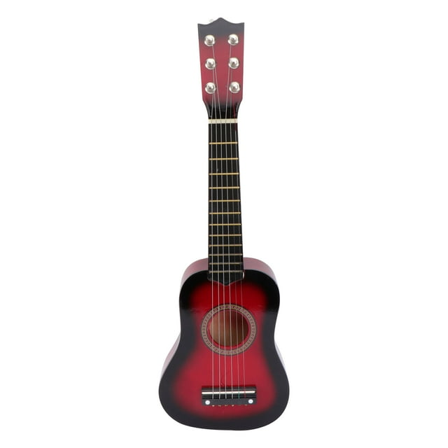 21 Inch Acoustic Guitar Small Size Portable Wooden Guitar for Children ...