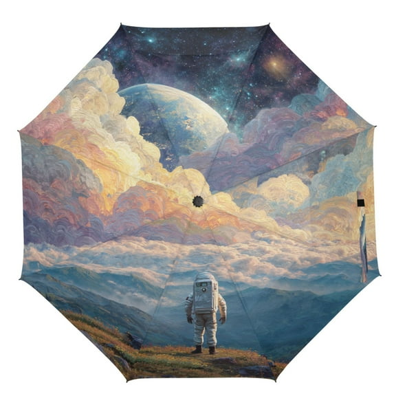 21" Inch Auto Open Close Folding Umbrella Windproof Waterproof Full ...