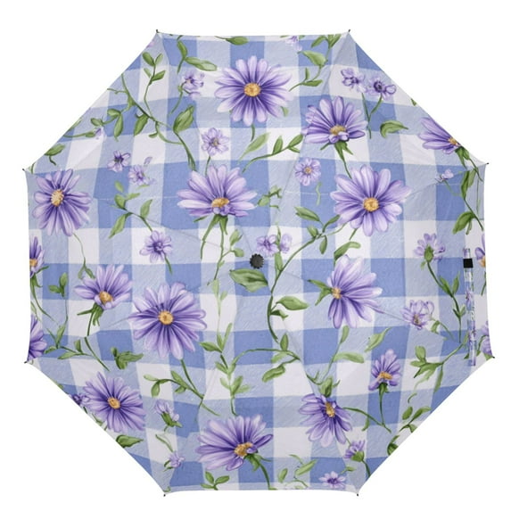 21" Inch Auto Open Close Folding Umbrella Windproof Waterproof Full ...