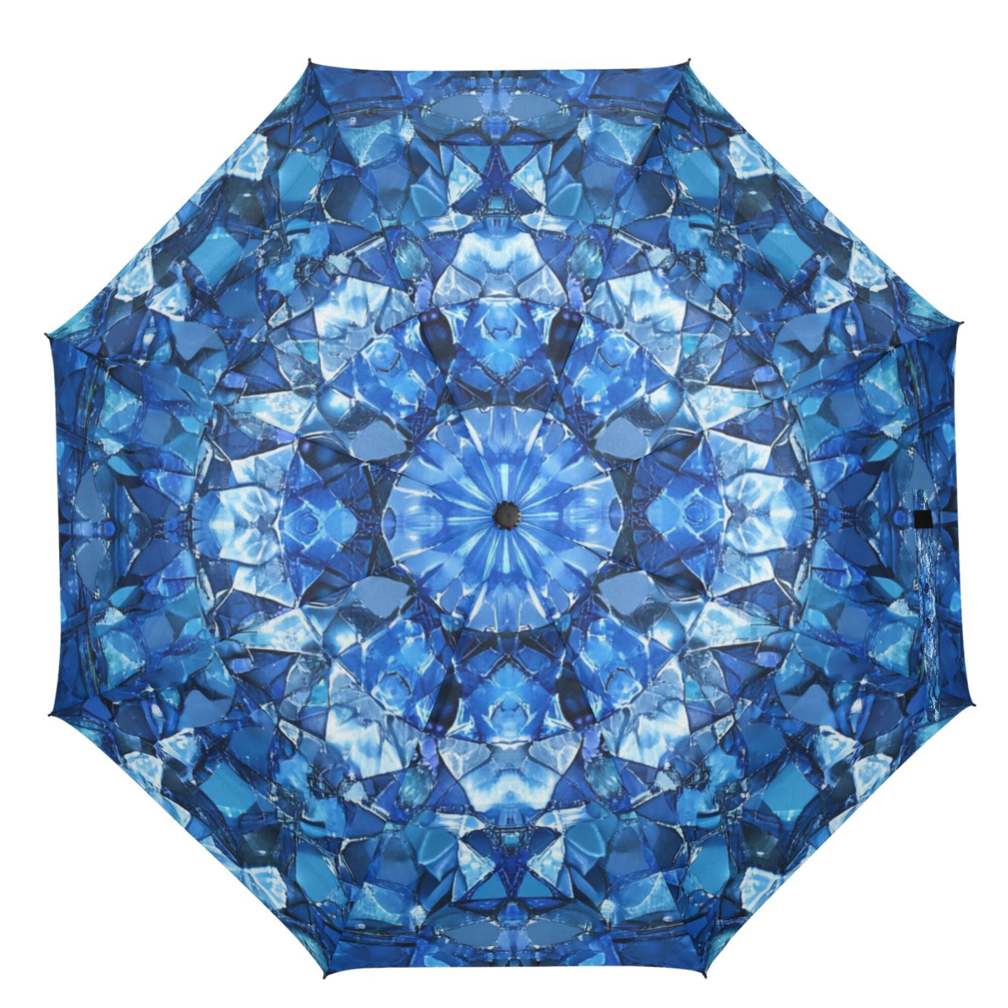 21" Inch Auto Open Close Folding Umbrella Windproof Waterproof Full ...