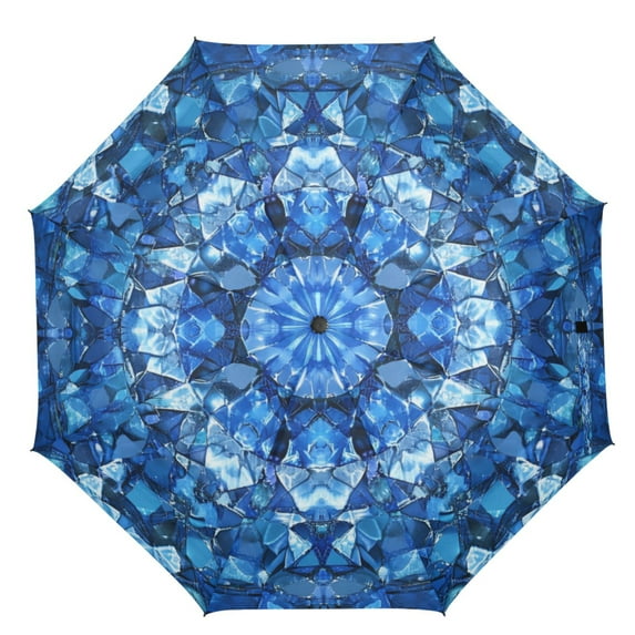 21" Inch Auto Open Close Folding Umbrella Windproof Waterproof Full ...