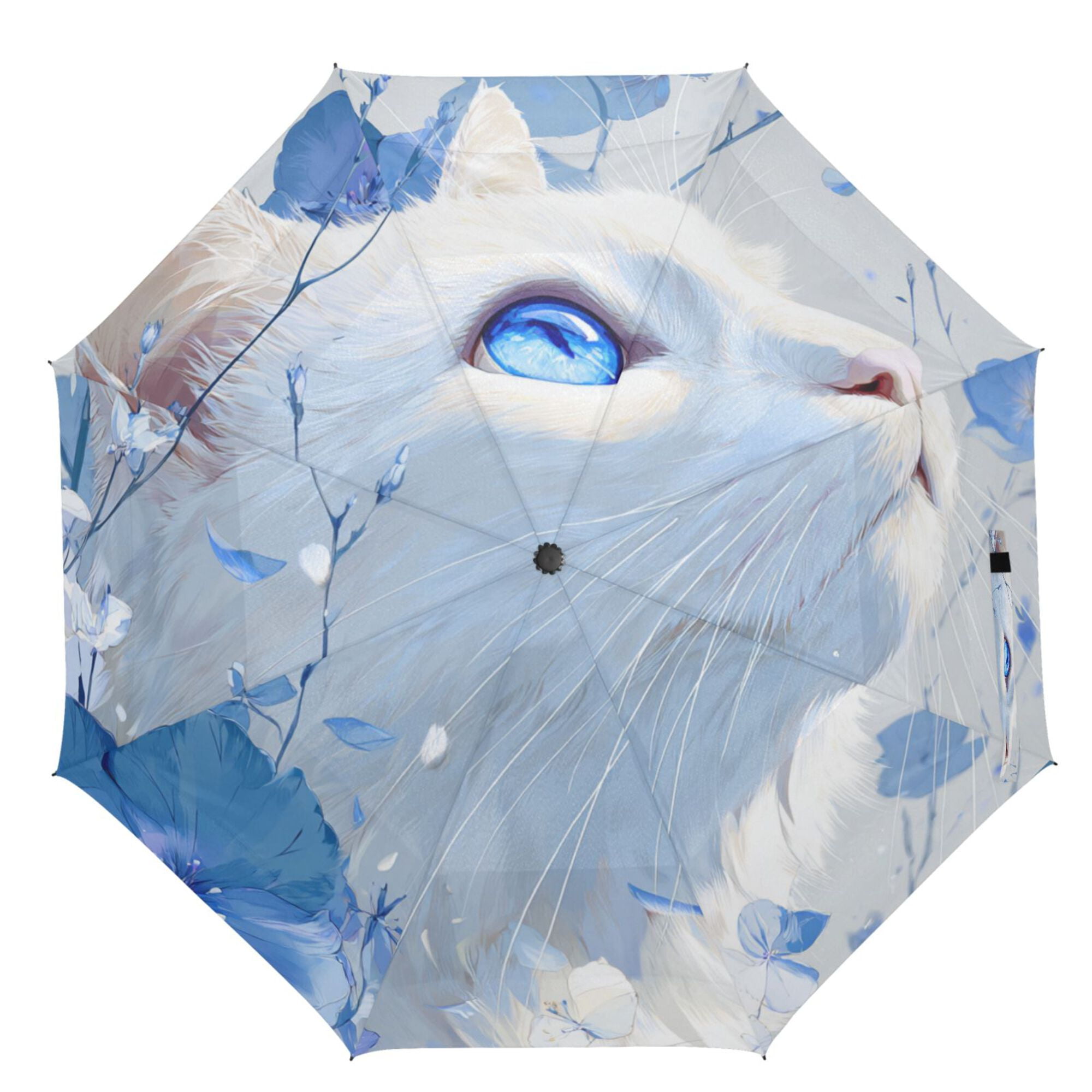 21" Inch Auto Open Close Folding Umbrella Windproof Waterproof Full ...