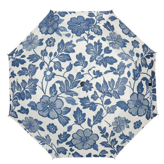 21" Inch Auto Open Close Folding Umbrella Windproof Waterproof Full ...