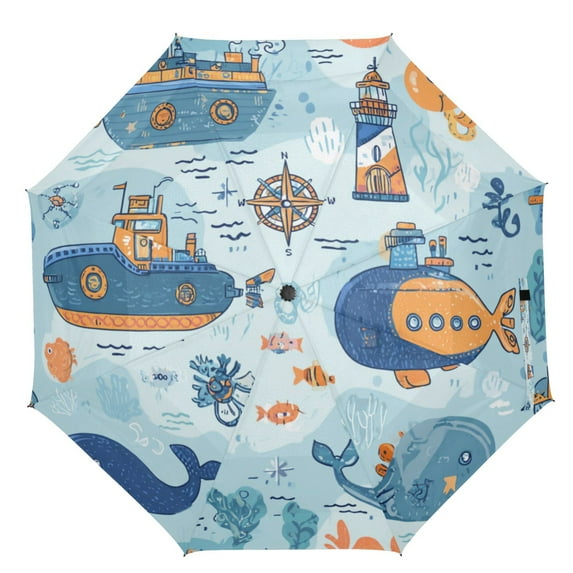 21" Inch Auto Open Close Folding Umbrella Windproof Waterproof Full ...