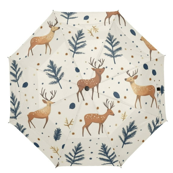 21" Inch Auto Open Close Folding Umbrella Windproof Waterproof Full ...