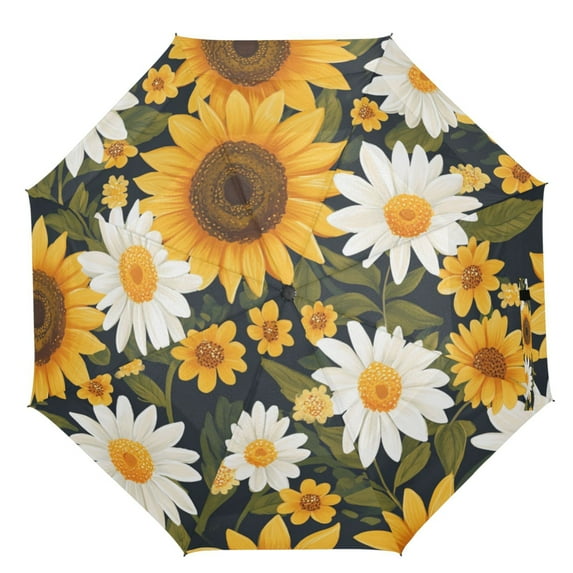 21" Inch Auto Open Close Folding Umbrella Windproof Waterproof Full ...