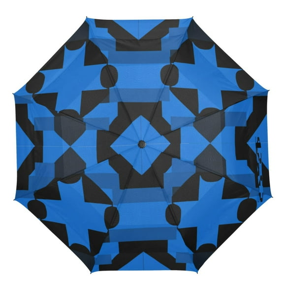 21" Inch Auto Open Close Folding Umbrella Windproof Waterproof Full ...