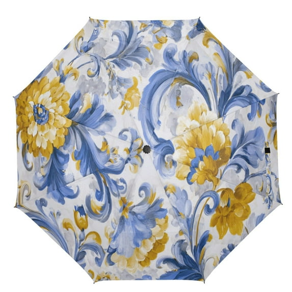 21" Inch Auto Open Close Folding Umbrella Windproof Waterproof Full ...