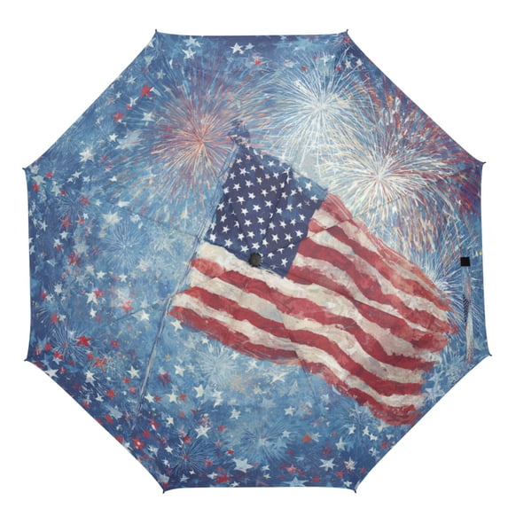 21" Inch Auto Open Close Folding Umbrella Windproof Waterproof Full ...