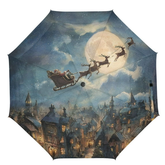 21" Inch Auto Open Close Folding Umbrella Windproof Waterproof Full ...