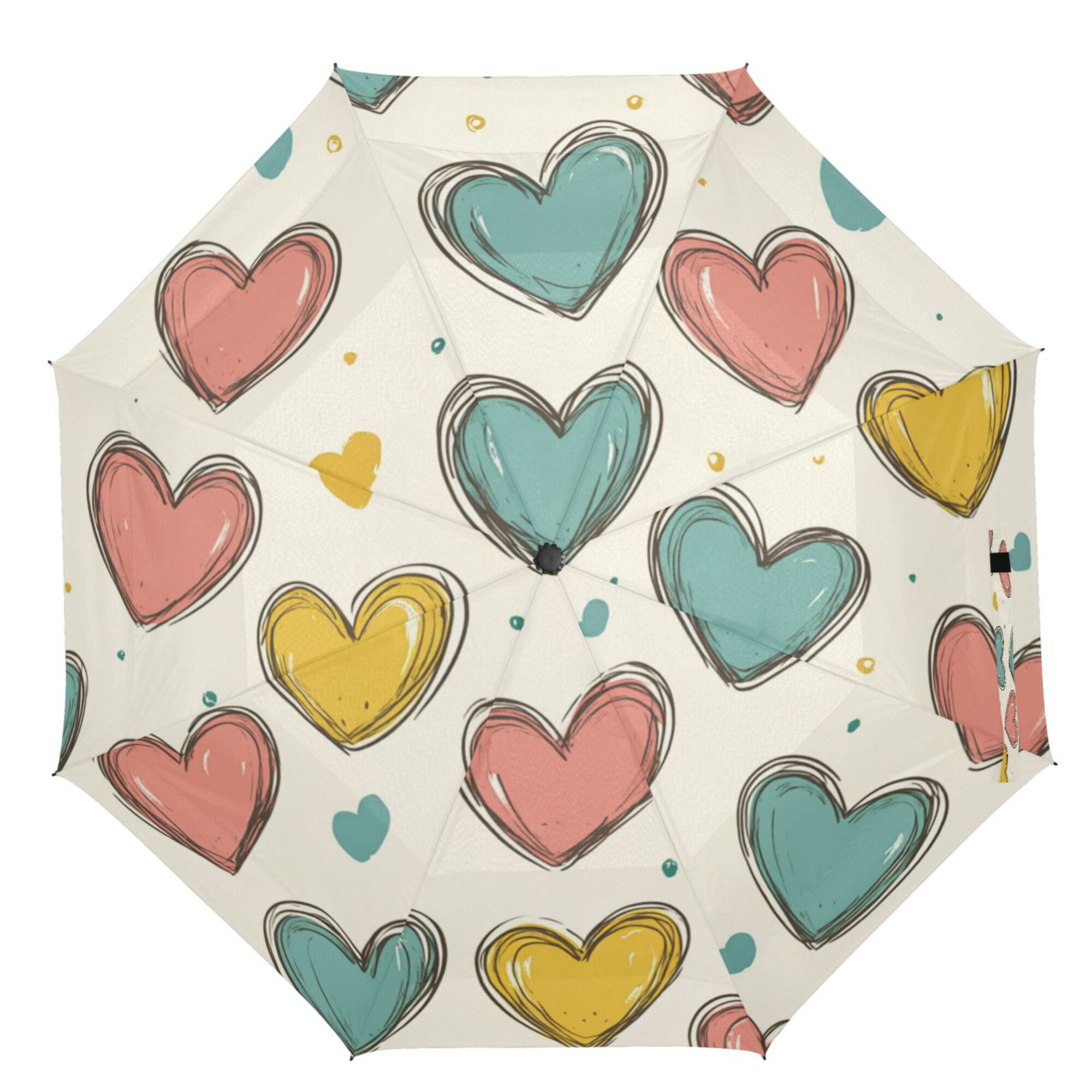 21" Inch Auto Open Close Folding Umbrella Windproof Waterproof Full ...