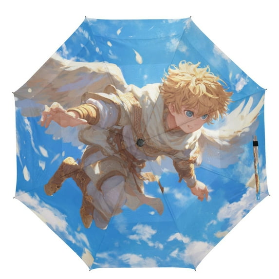 21" Inch Auto Open Close Folding Umbrella Windproof Waterproof Full ...