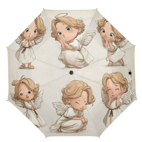 21" Inch Auto Open Close Folding Umbrella Windproof Waterproof Full ...