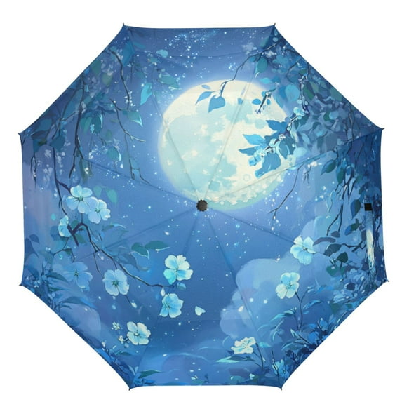 21" Inch Auto Open Close Folding Umbrella Windproof Waterproof Full ...