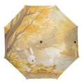 21" Inch Auto Open Close Folding Umbrella Windproof Waterproof Full ...
