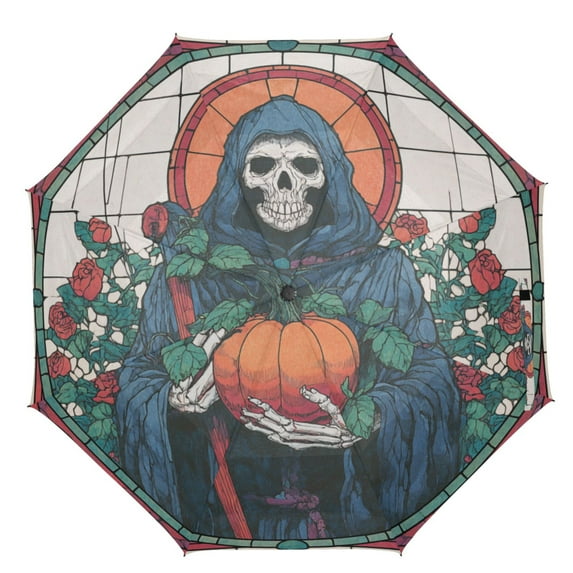 21" Inch Auto Open Close Folding Umbrella Windproof Waterproof Full ...