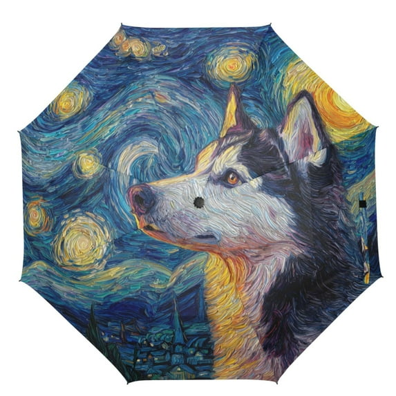 21" Inch Auto Open Close Folding Umbrella Windproof Waterproof Full ...